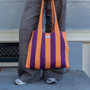 Checkerboard Tas Olivia met checkerboard print - Leavless